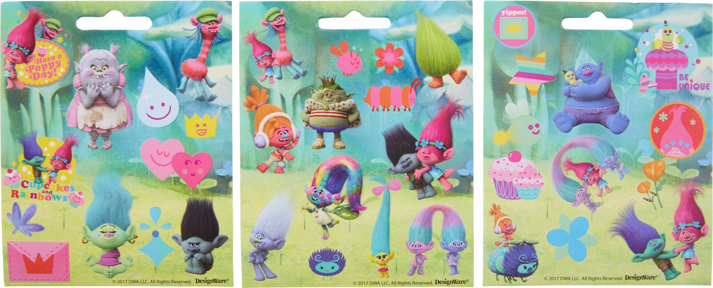 Trolls Sticker Book, 111-pc | Party City