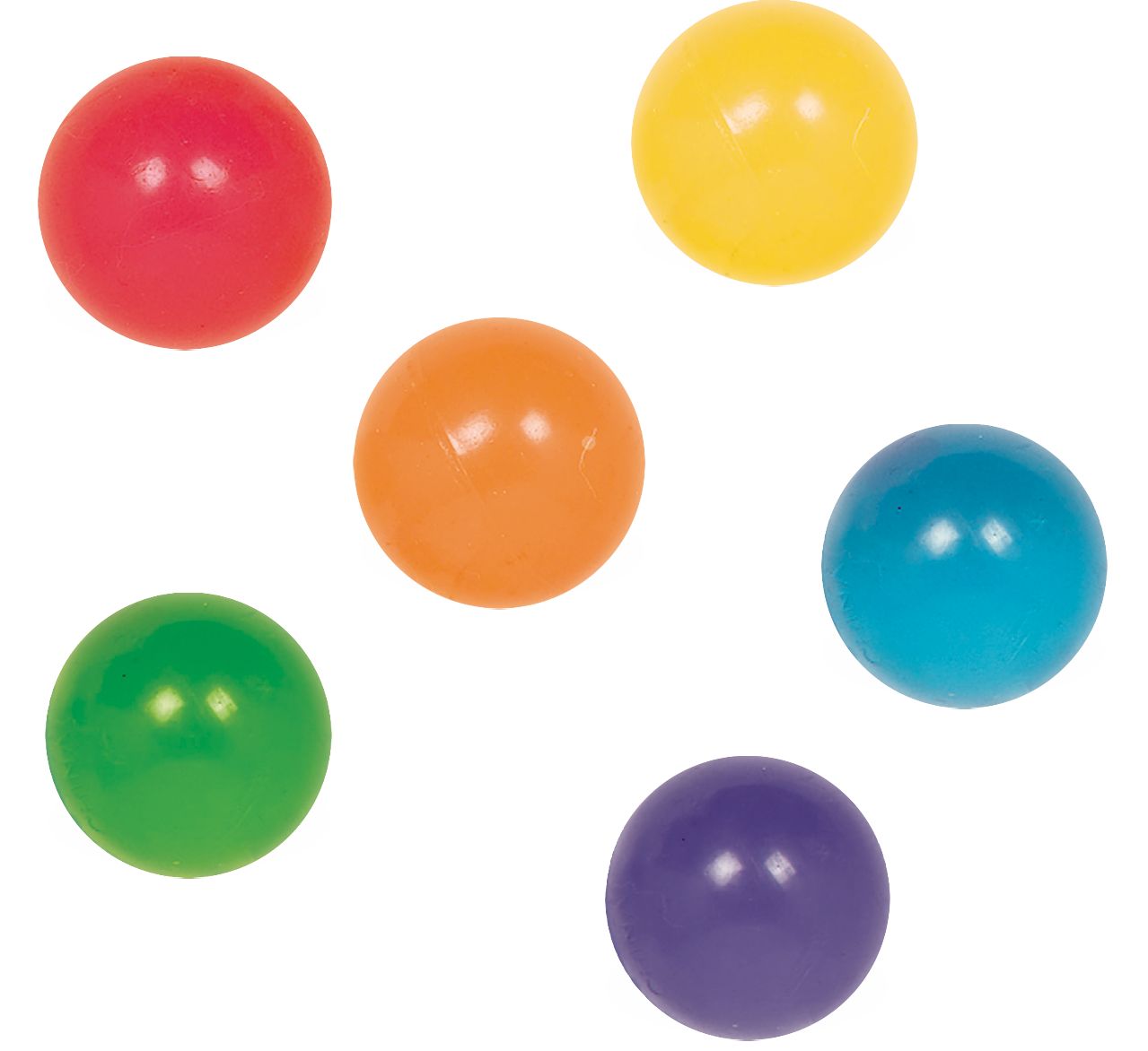 Neon Bounce Balls, 6-pk | Party City