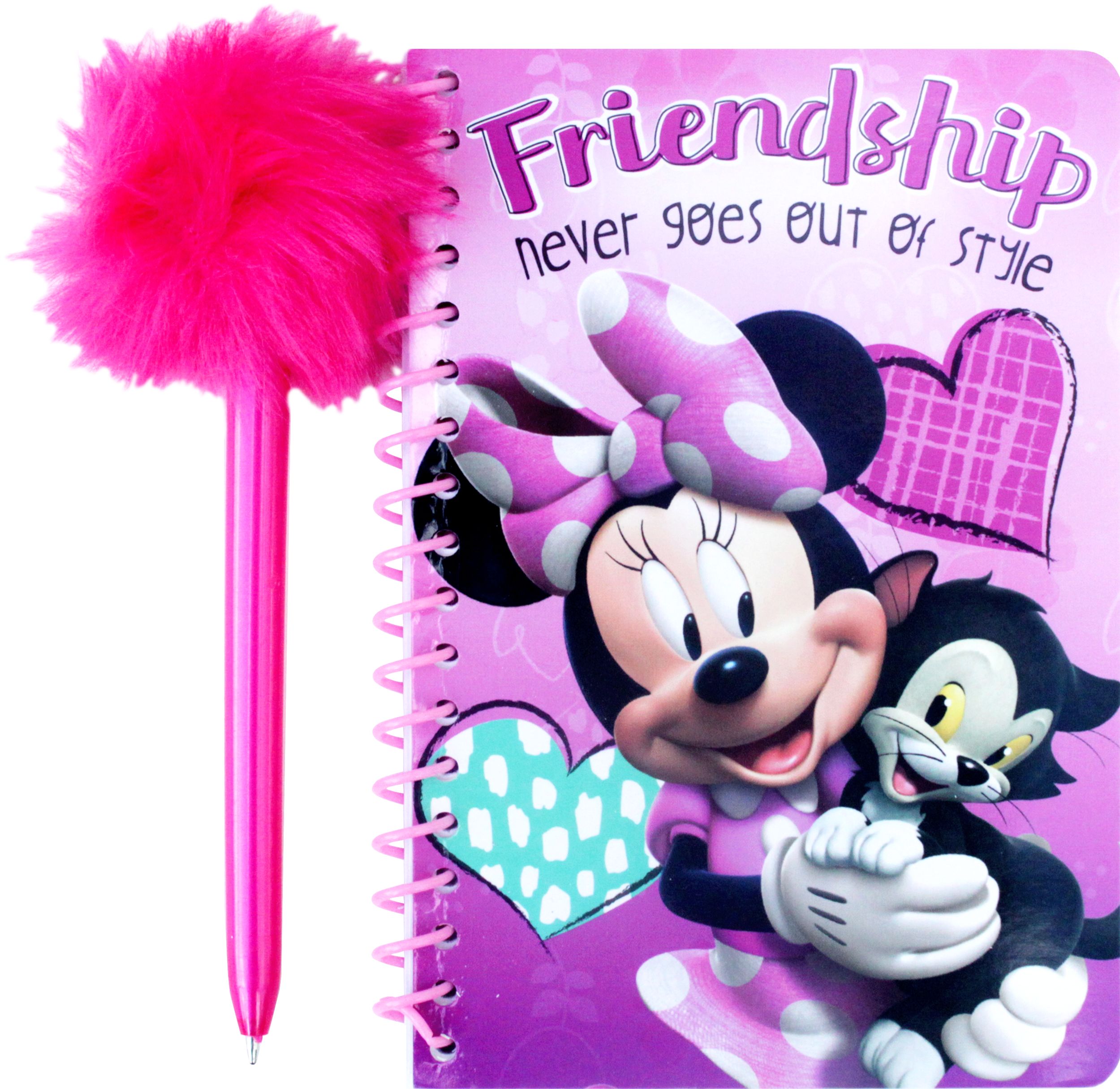 Minnie Mouse Notebook with Marabou Pen | Party City