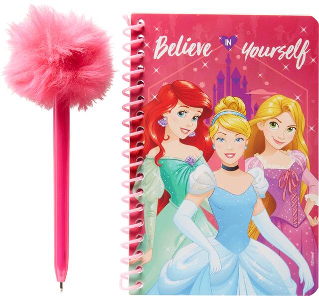 Disney Princess Notebook with Marabou Pen | Party City