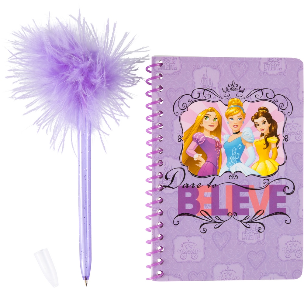 Disney Princess Notebook with Marabou Pen | Party City