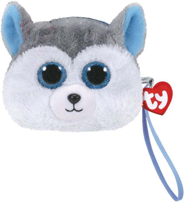 TY Slush the Husky Plush Wristlet | Party City
