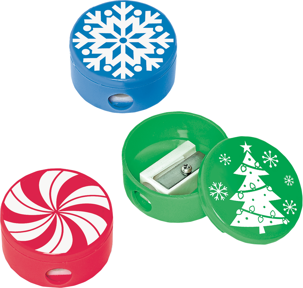 Christmas Pencil Sharpeners, 12-pk | Party City