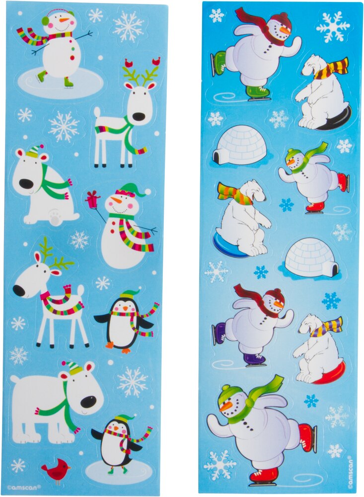 Winter Fun Stickers, 8-ct | Party City