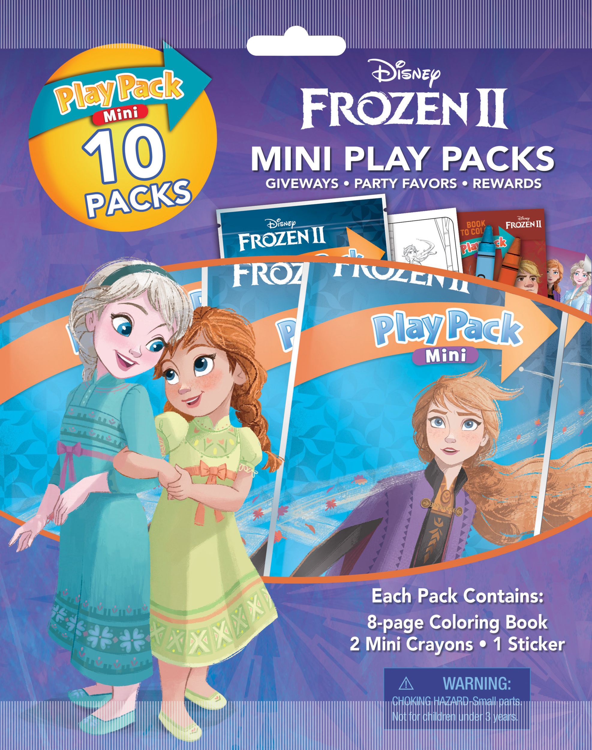 Frozen 2 Mini Play Packs, 10-ct | Party City