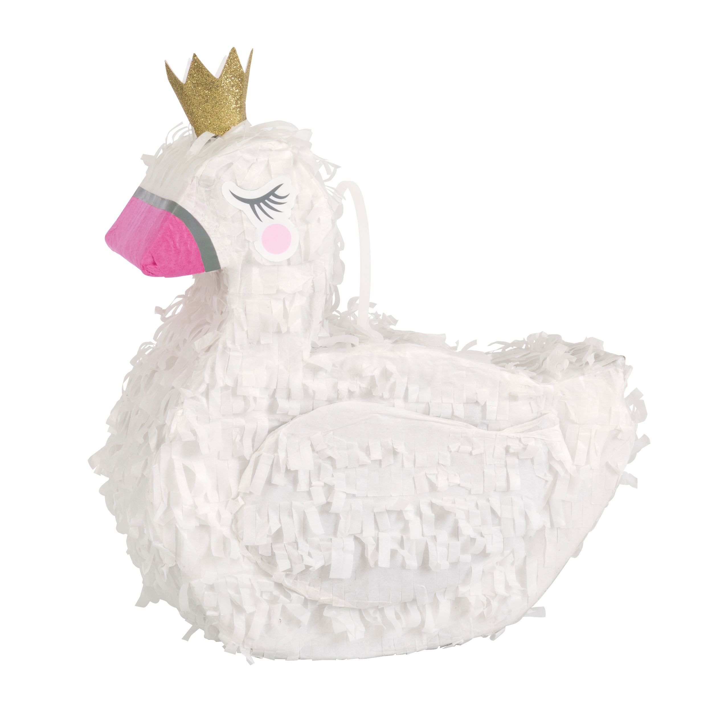 Swan Ballerina Swan Pinata Hanging Decoration, White, 8-in, for ...