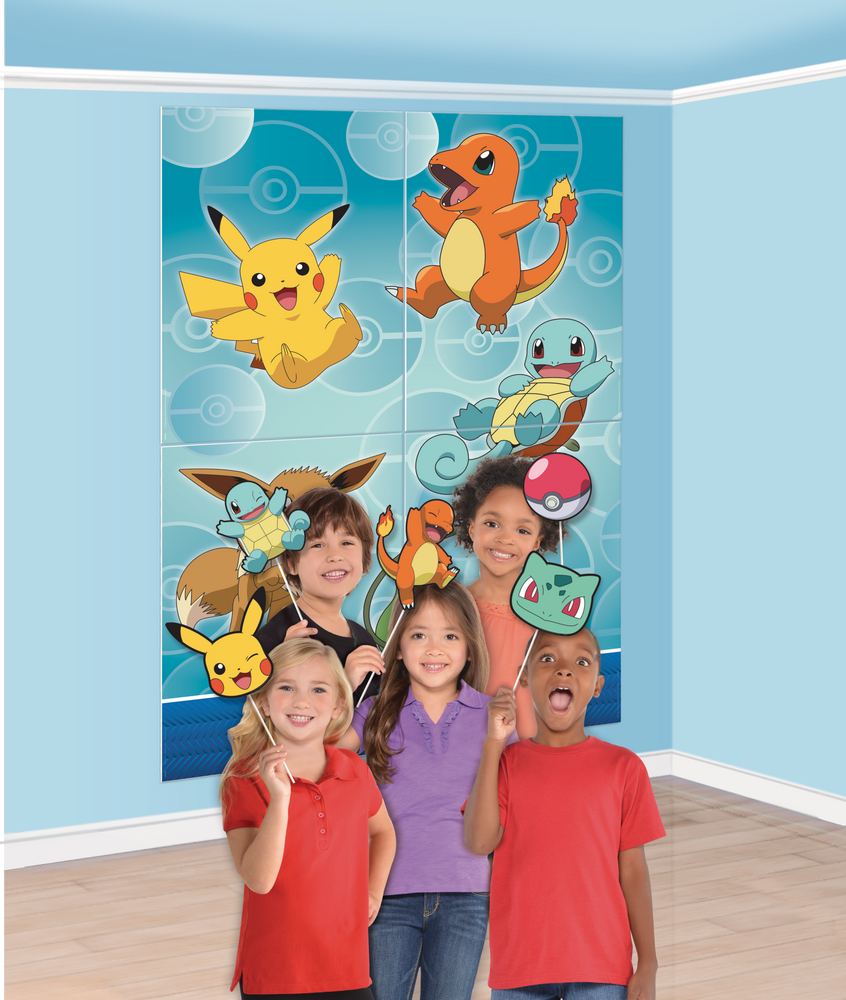Décor mural de fête Pokémon classique avec accessoires, paq. 16 ...