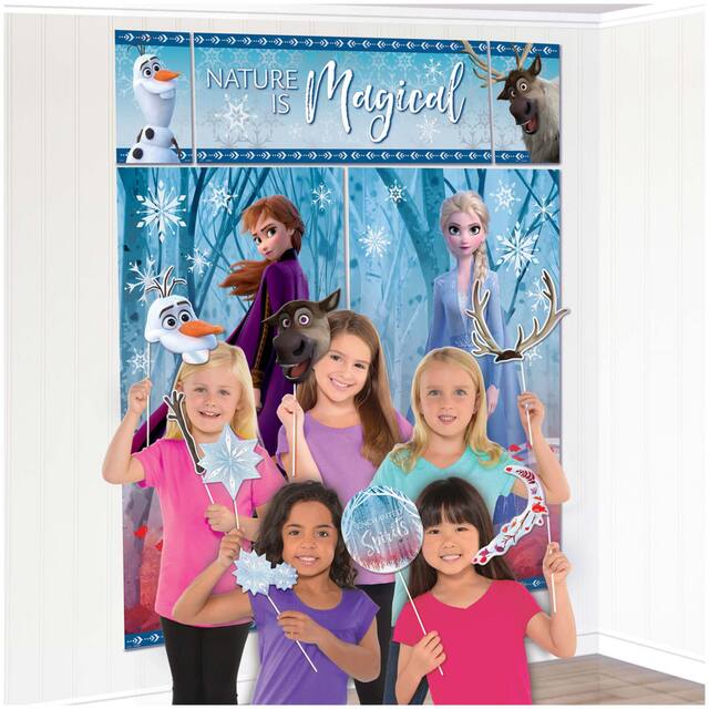 Disney Frozen 2 "Nature Is Magical" Birthday Party Scene Setter with ...