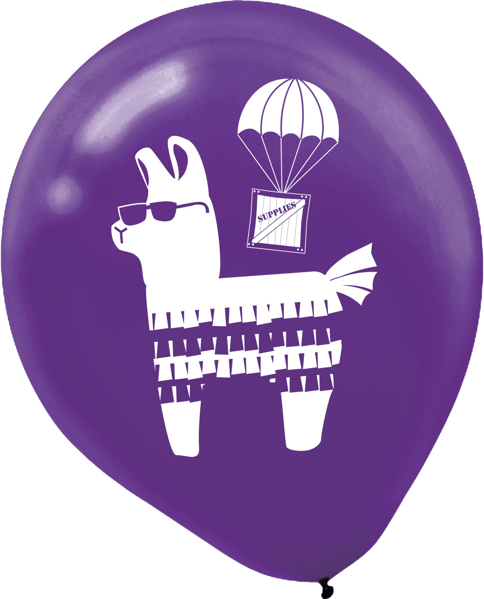 Battle Royal "Storm the Party" Round Latex Balloons, Blue/Purple, 12-in ...