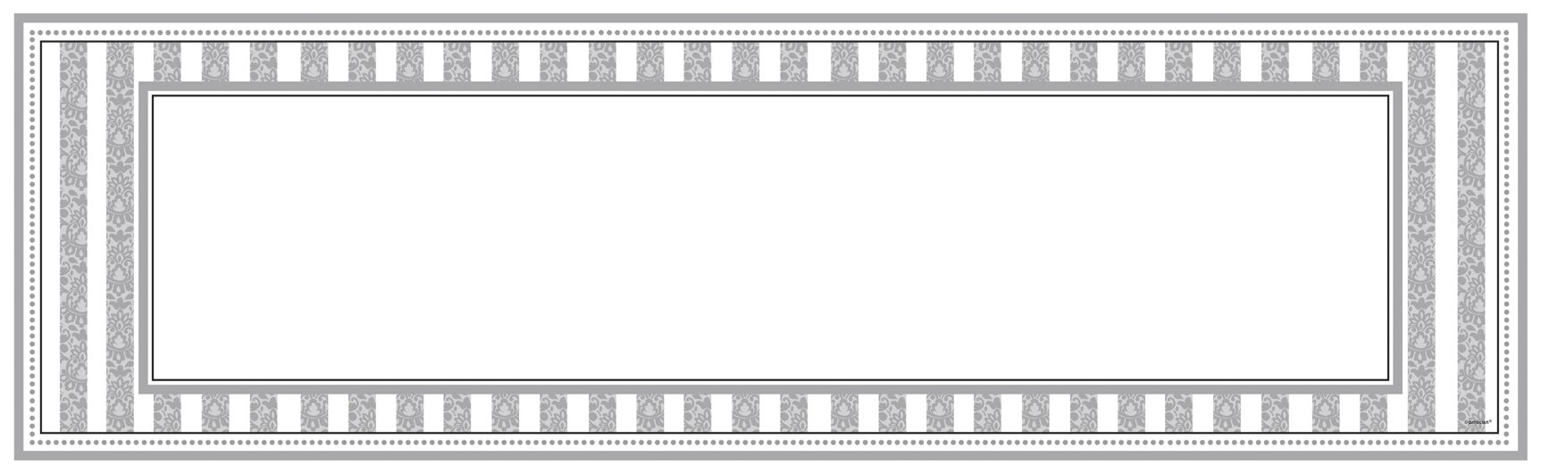 Giant Personalized Wedding Banner Decoration Kit, Silver | Party City