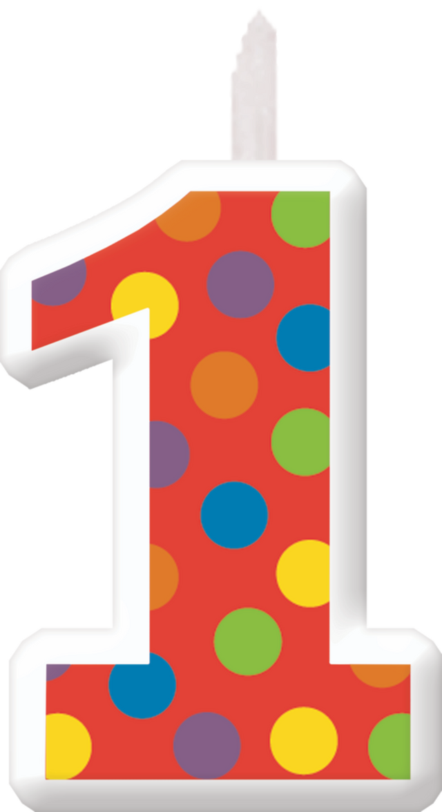 Sesame Street Elmo "Happy 1st Birthday" Candles, 4-pk | Party City