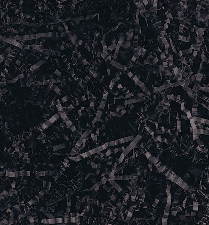 Decorative Gift Wrapping Crinkle Paper Shreds, Black, 28-g, for Easter ...