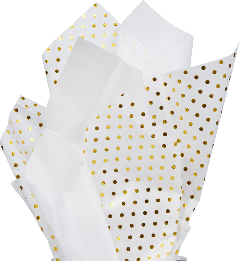 Metallic Polka Dot Tissue Paper, 8-pk | Canadian Tire