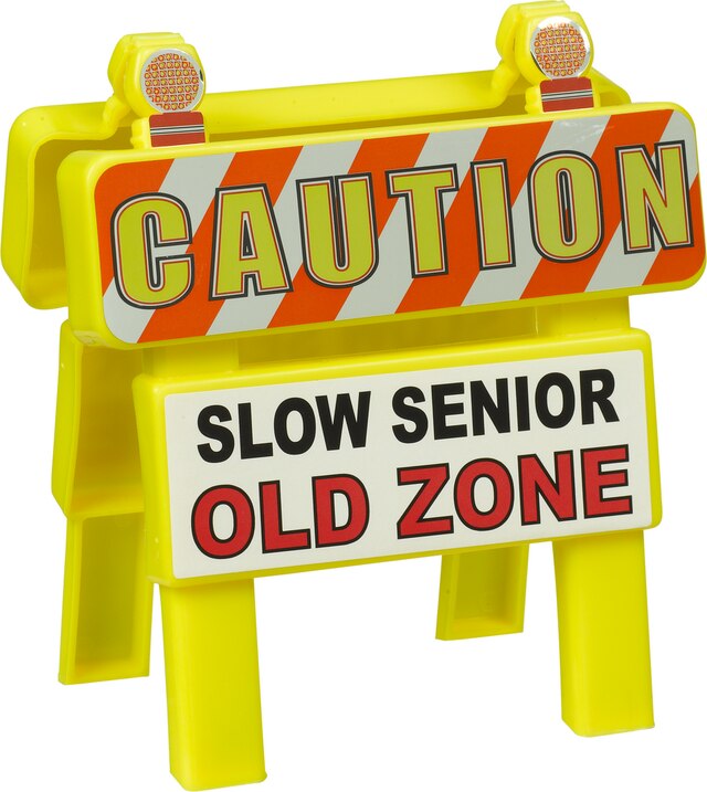 Mini Old Zone Caution Sign | Party City
