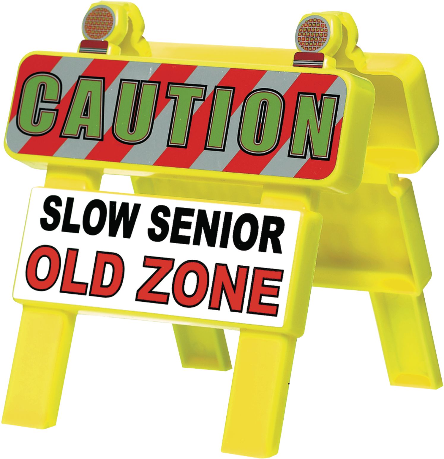 Mini Old Zone Caution Sign | Party City