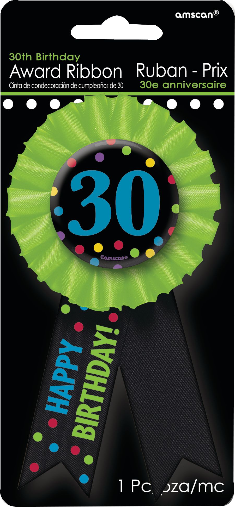 30th Birthday Award Ribbon | Party City