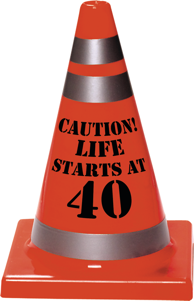 40th Birthday Safety Cone | Canadian Tire