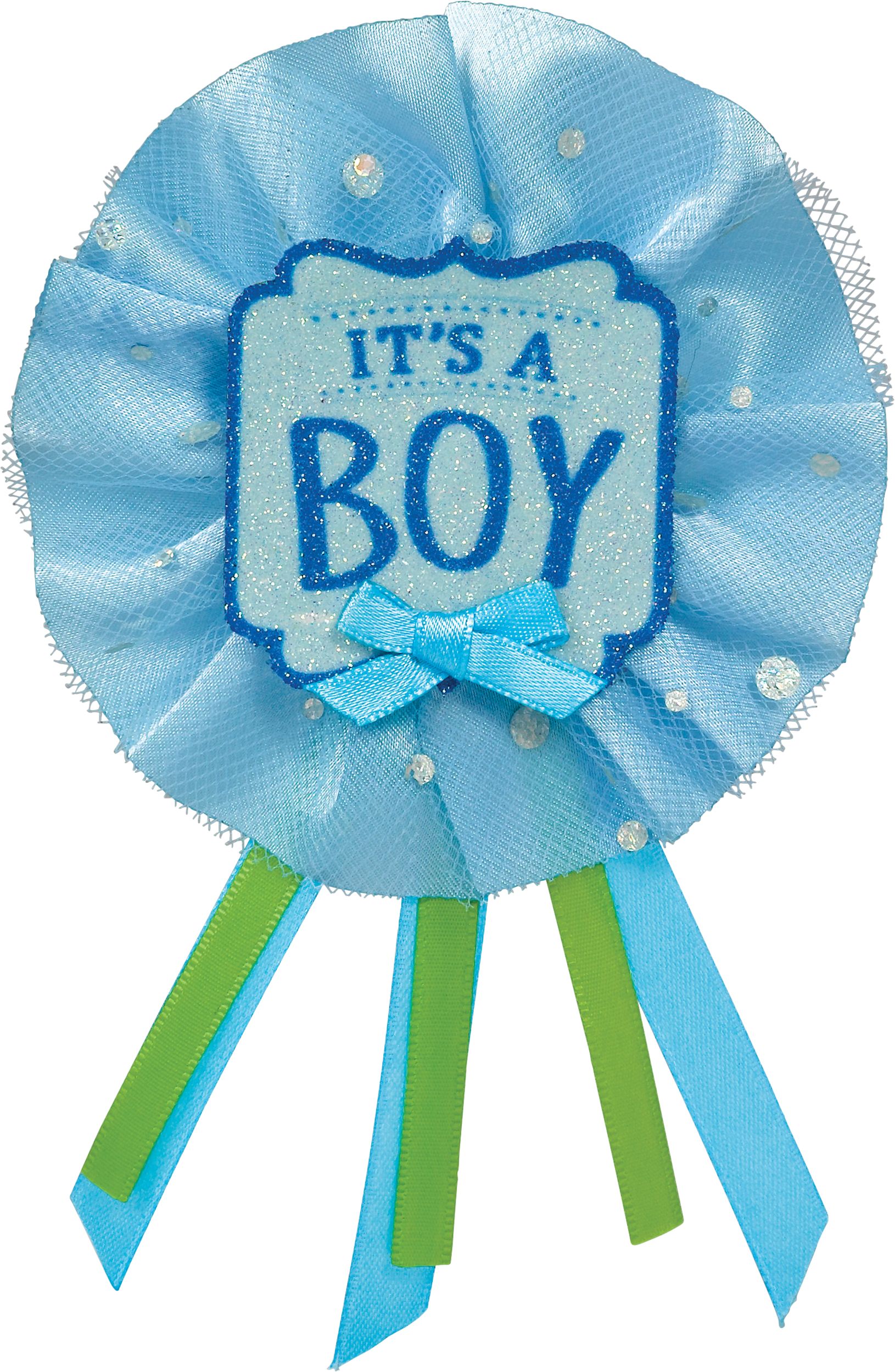 "It's a Boy" Award Ribbon, Blue/Green, One Size, Wearable Accessory for ...