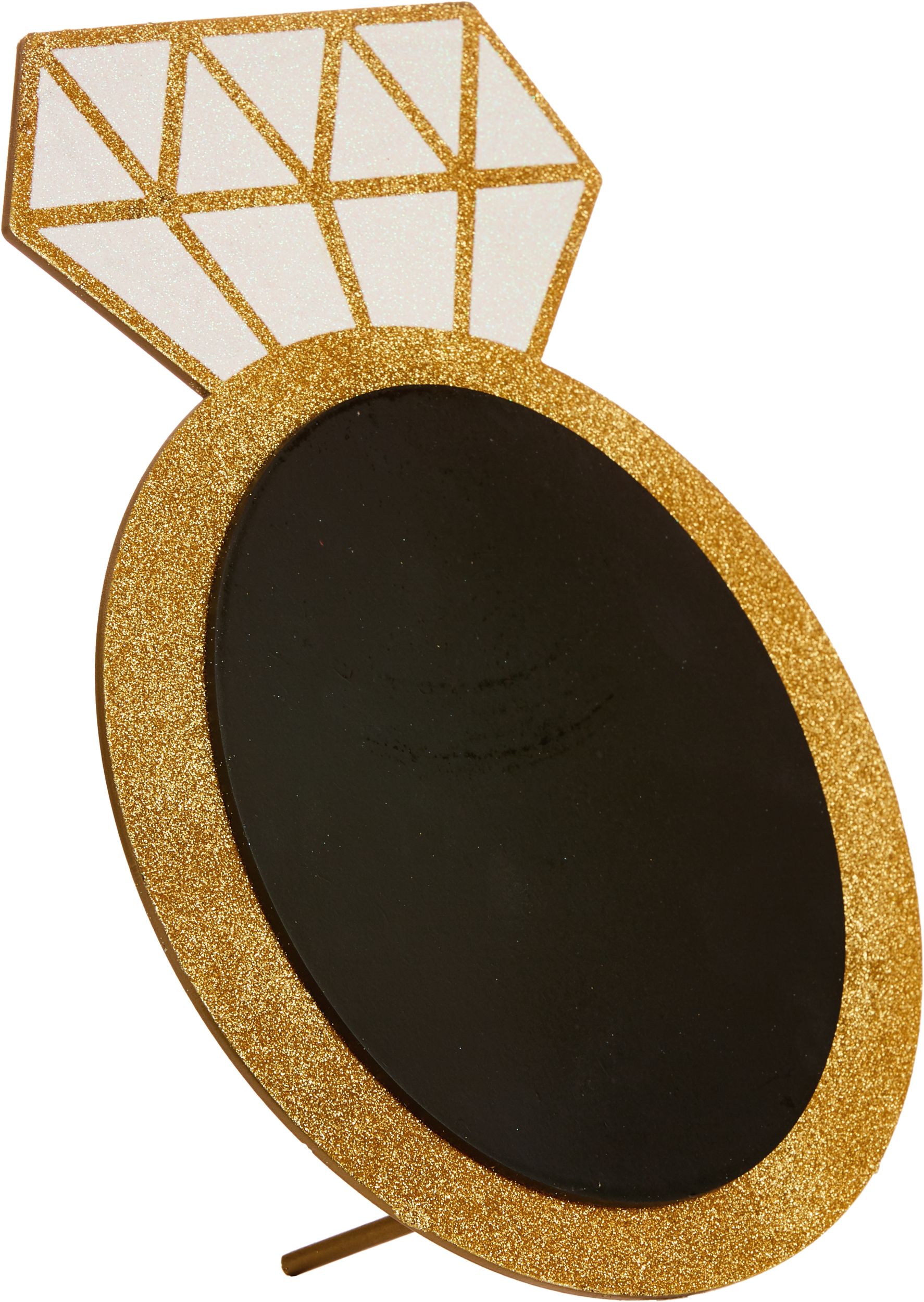 Glitter Diamond Ring Chalkboard Sign | Party City