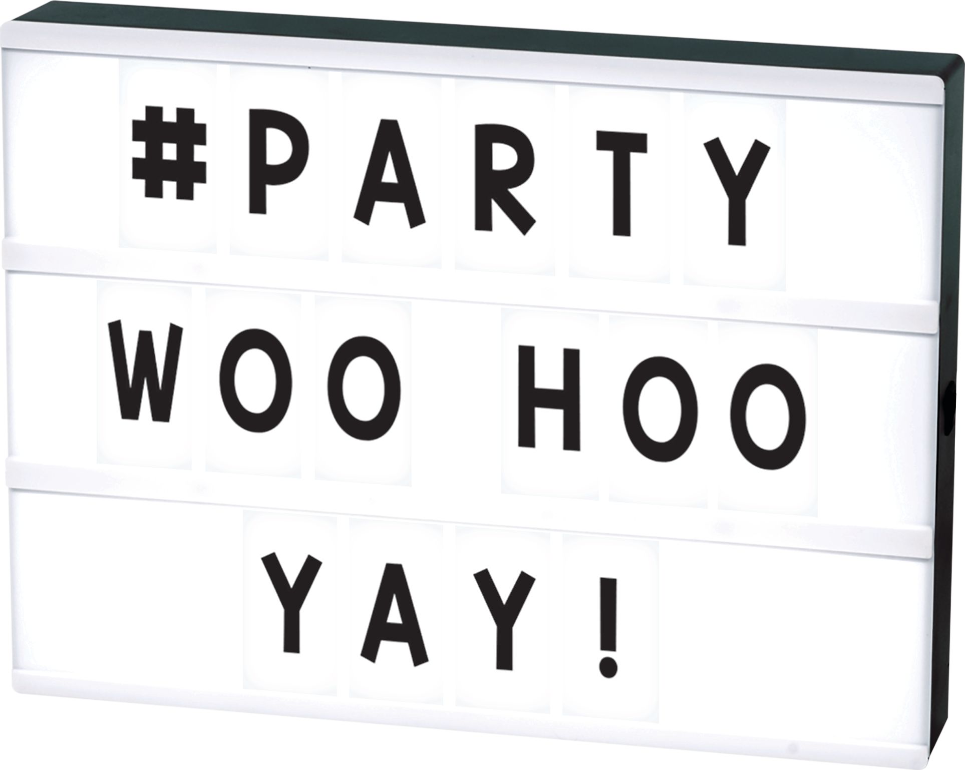 Customizable Light Box | Party City