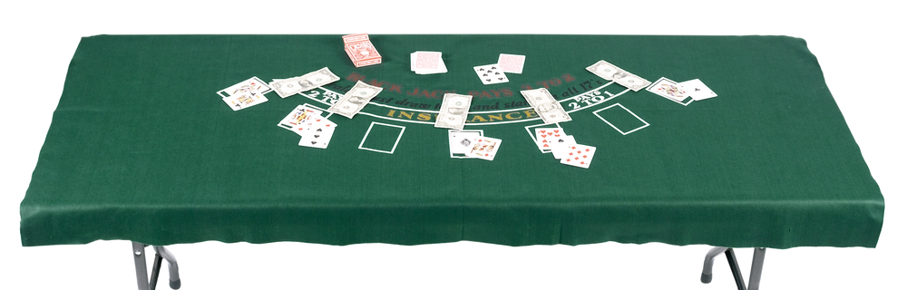 Blackjack Table Cover | Canadian Tire