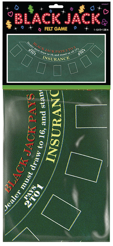 Blackjack Table Cover | Party City