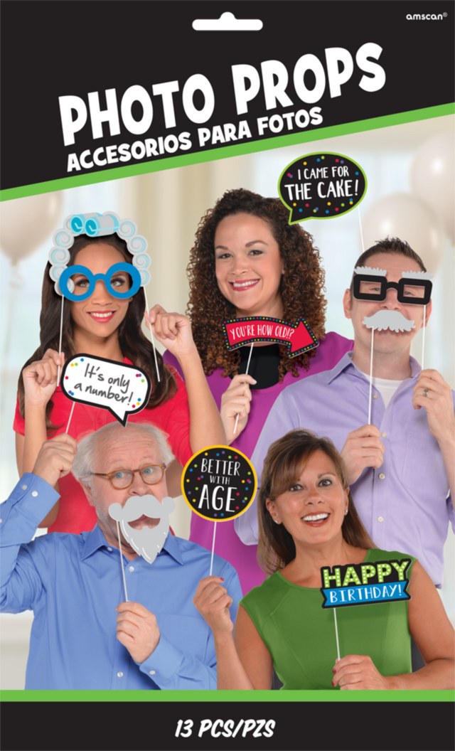 Milestone Birthday Photo Booth Props, 13-pk | Canadian Tire
