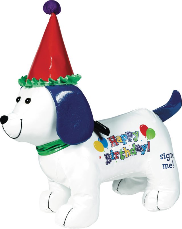 Happy Birthday Autograph Dog | Party City