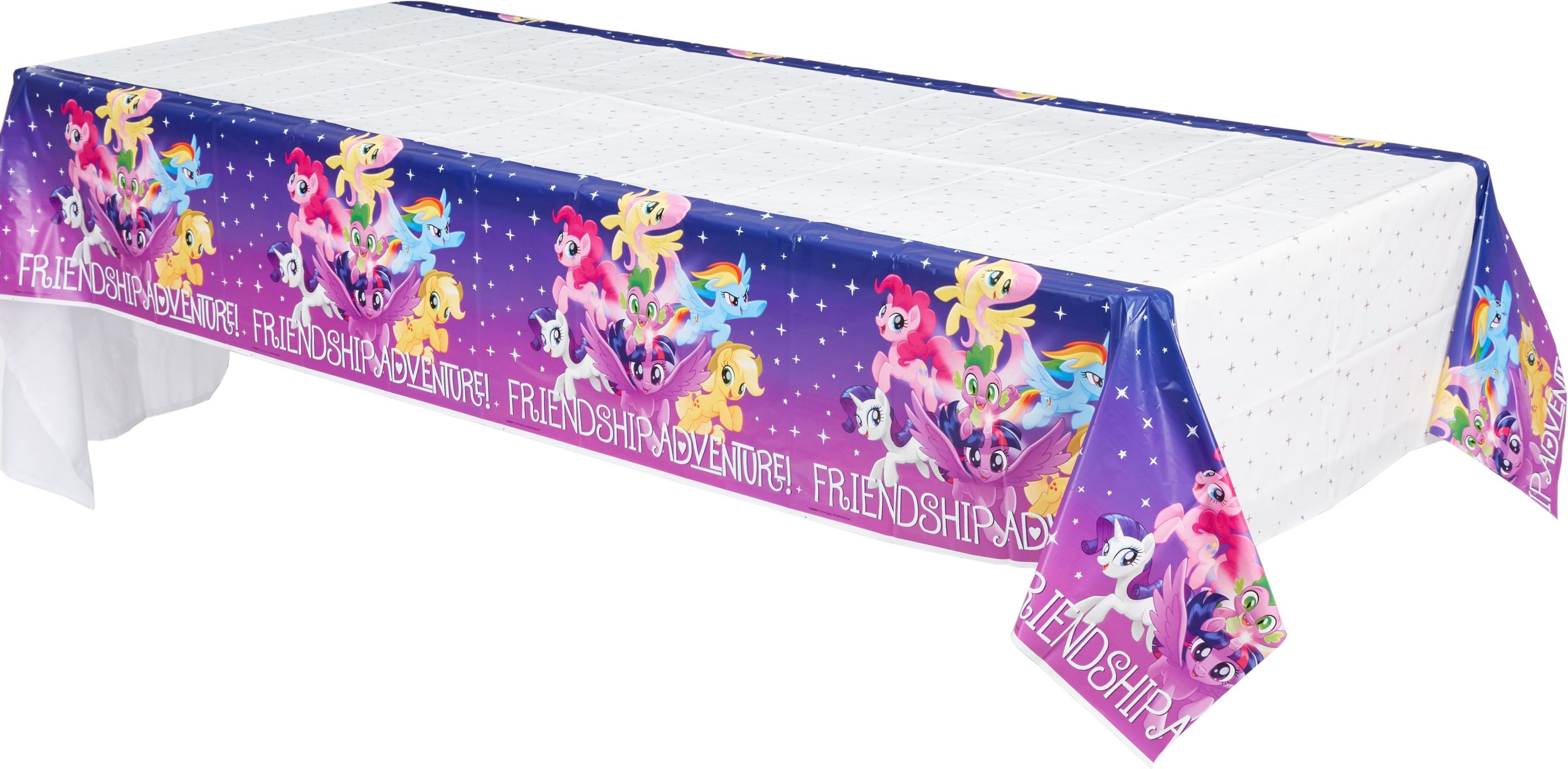 My Little Pony "Friendship Adventure" Rectangle Plastic Reusable Table ...
