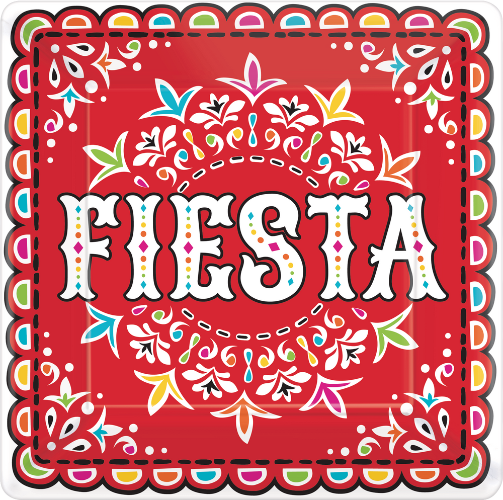 Fiesta Dinner Plates, 18-pk | Party City