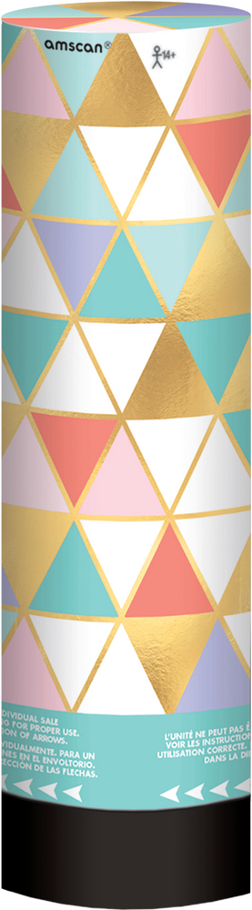 Metallic Gold & Pastel Confetti Party Poppers, 2-pk | Canadian Tire