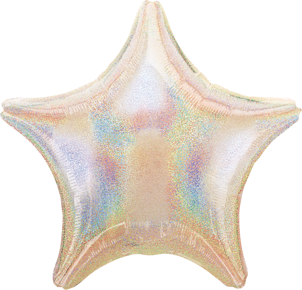 Iridescent Star Balloon, 19-in | Canadian Tire