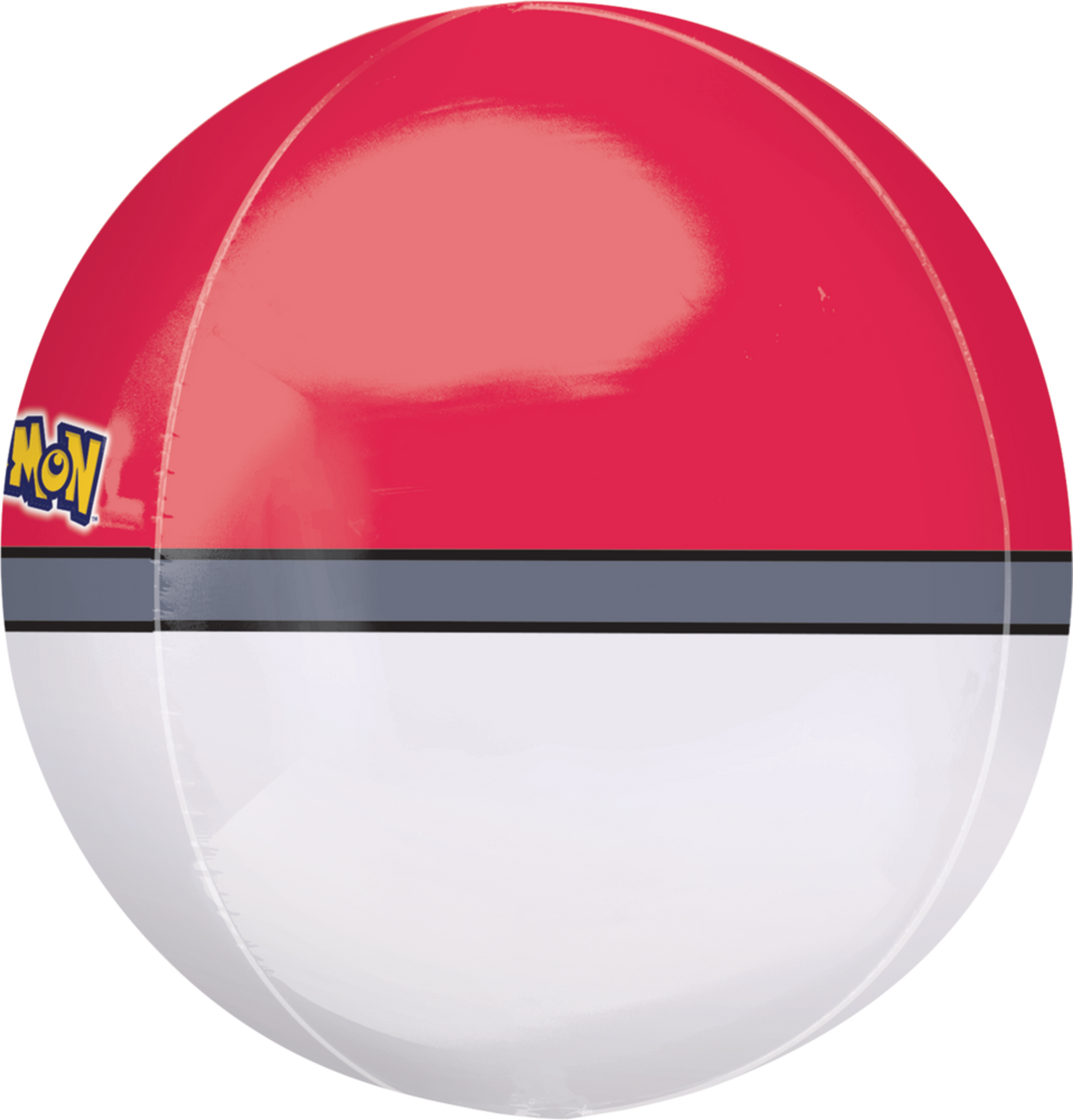 Nintendo Pokémon Orbz Satin Foil Balloon, Red/White, 16-in, Helium ...