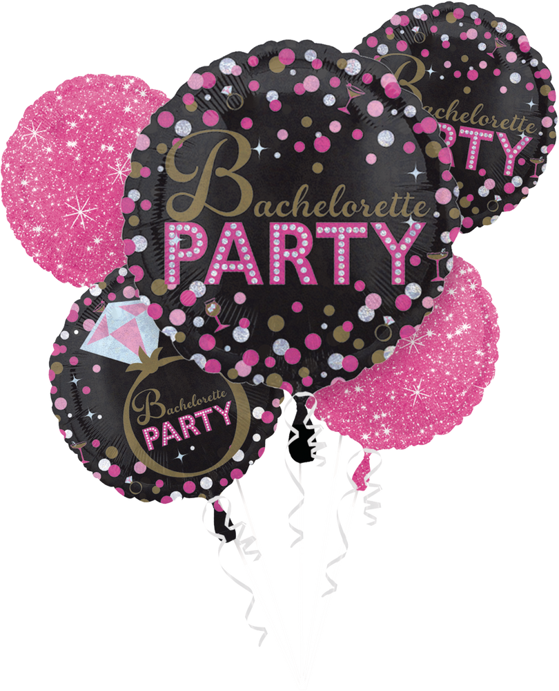 Bouquet De Ballons En Aluminium Pour Enterrement De Vie De Jeune Fille