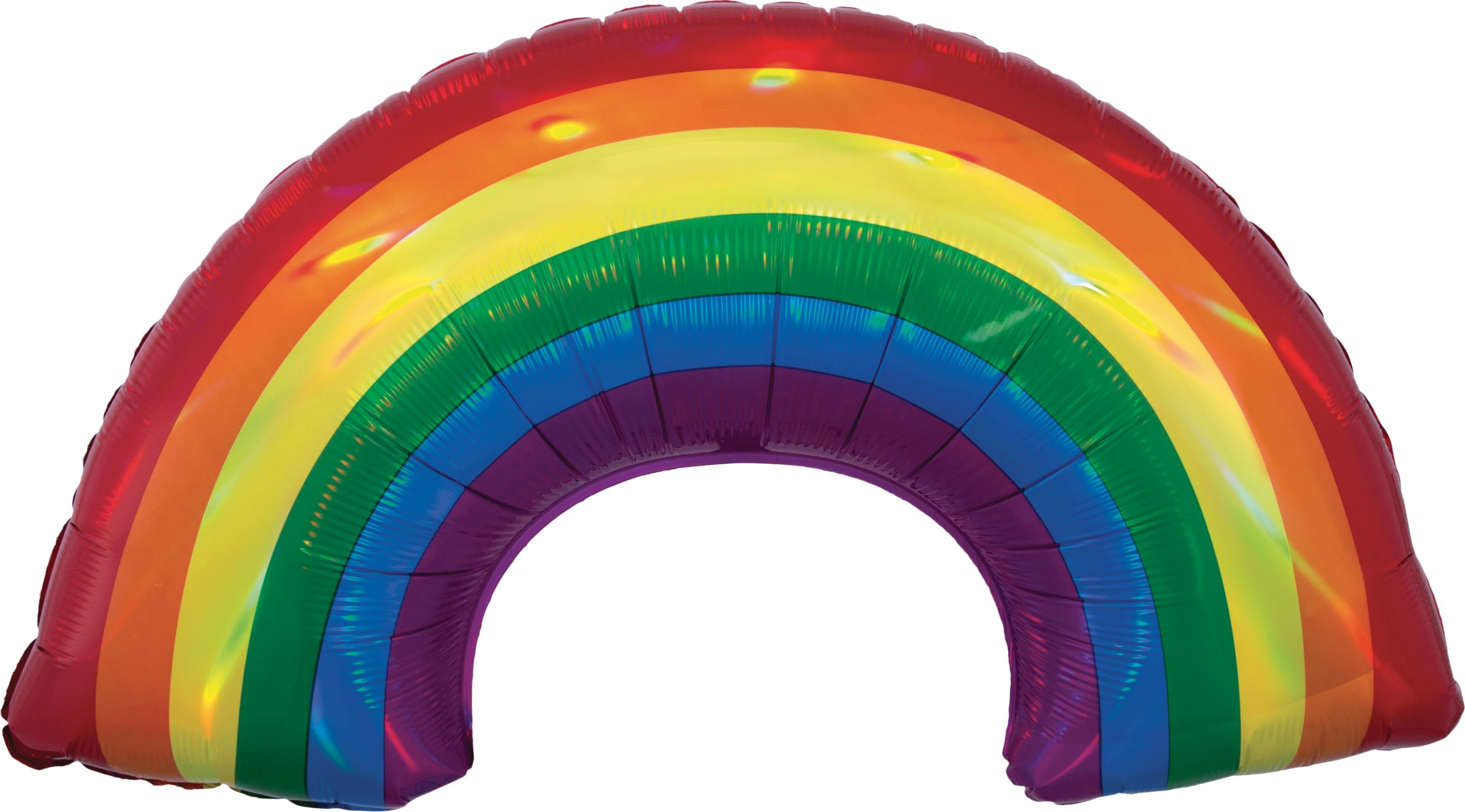 Rainbow Satin Foil Balloon, Multi-Coloured, 34-in, Helium Inflation ...