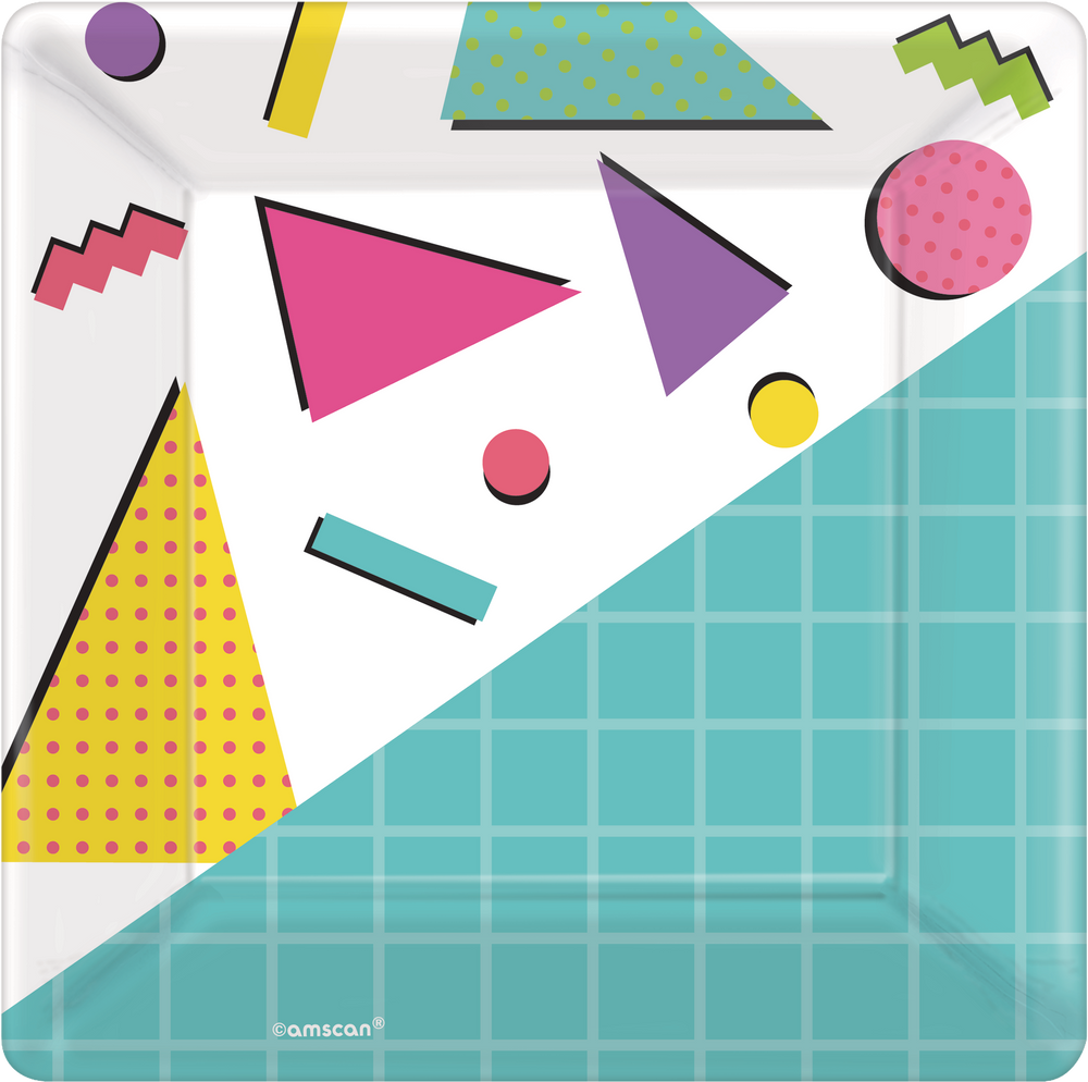 Awesome '80s Dessert Plates, 8-pk | Canadian Tire