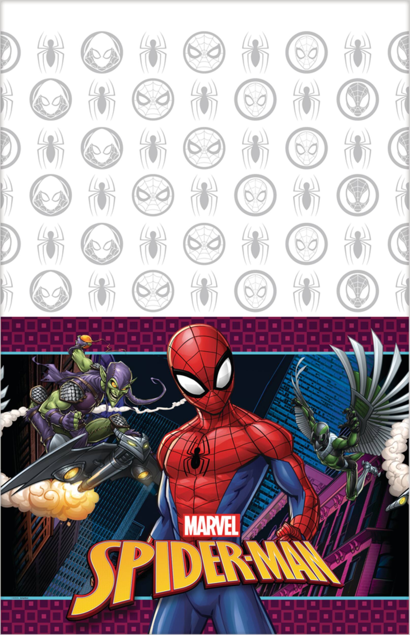 Nappe en plastique Marvel Spider-Man Webbed Wonder, 54 x 96 po ...