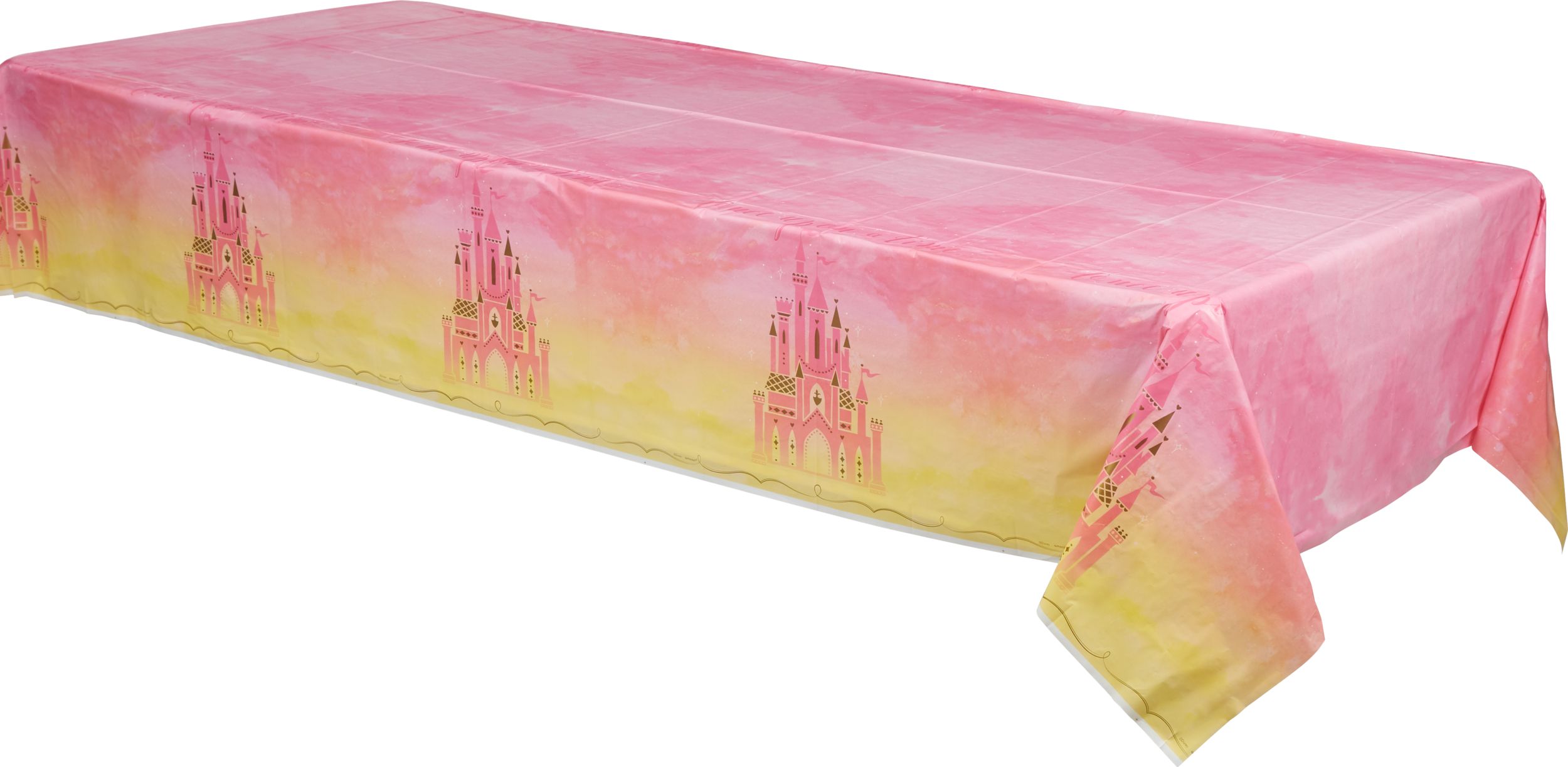 Disney Princess Once Upon A Time Rectangle Plastic Reusable Table Cover ...