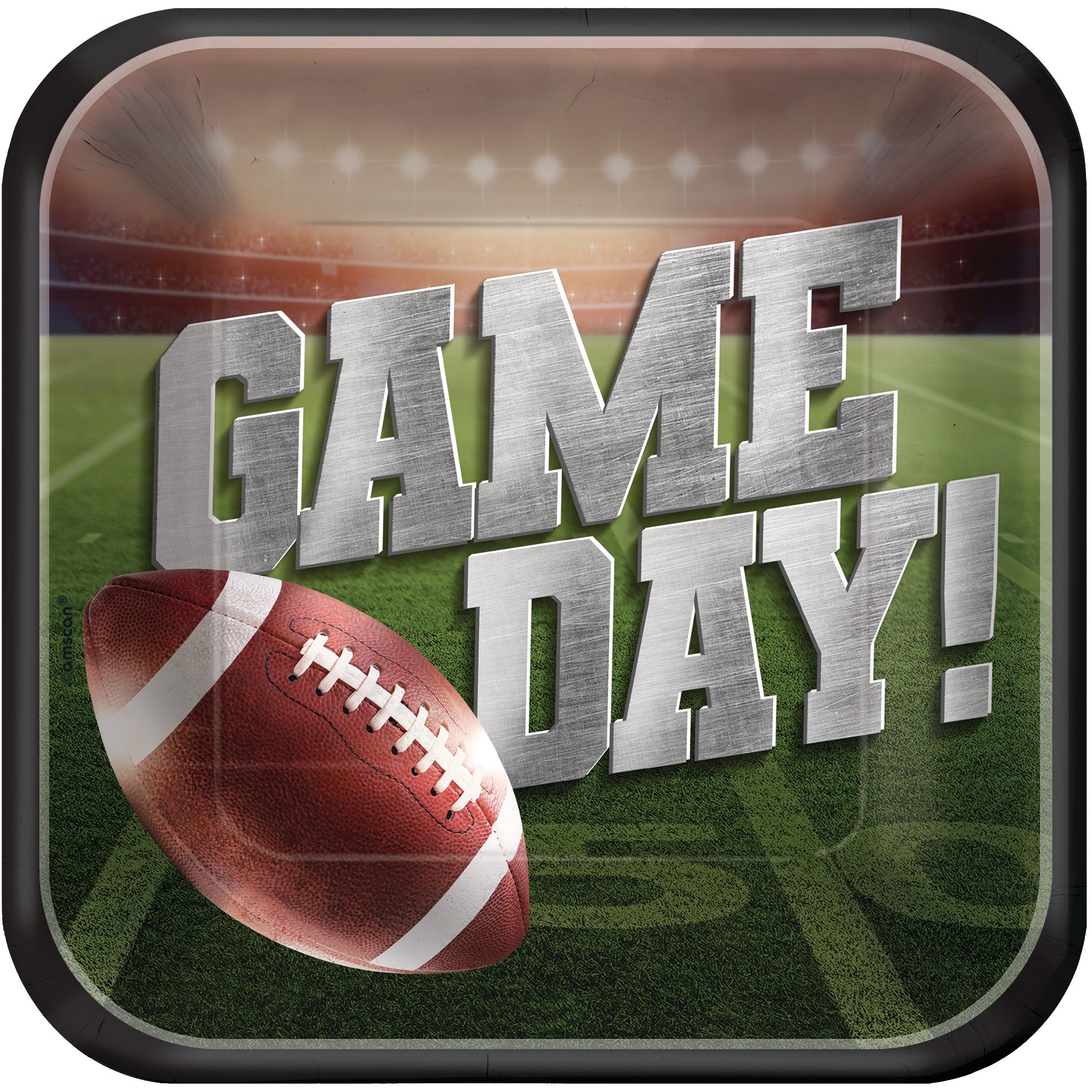 Go Fight Win Football Lunch Plates, 18-pk | Canadian Tire