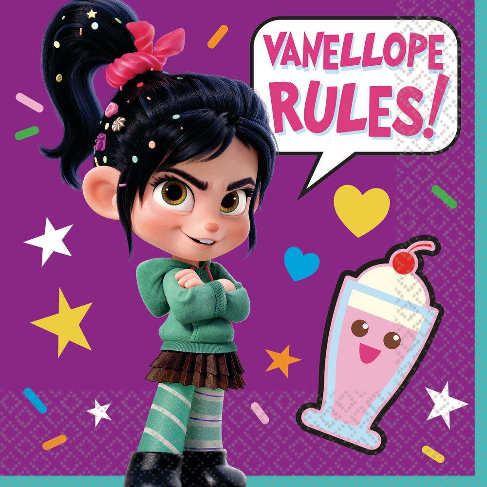 Wreck-It Ralph Beverage Napkins, 16-pk | Canadian Tire