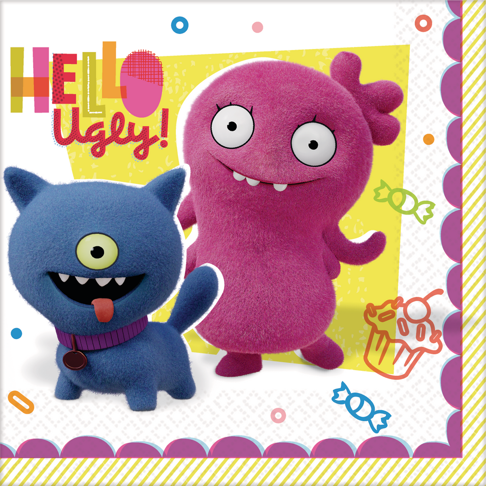 UglyDolls Birthday Party Beverage Napkins, 5-in, 16-pk. | Canadian Tire