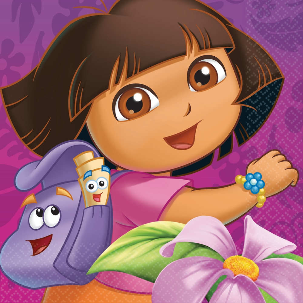 Dora Lunch Napkins, 16-pk | Party City