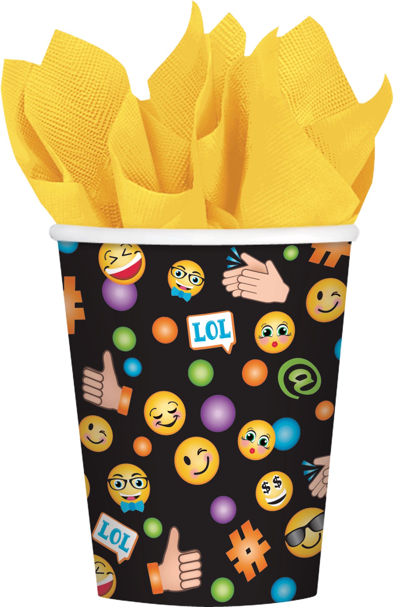 Smiley Birthday Party Cups, 9-oz, 8-pk | Party City