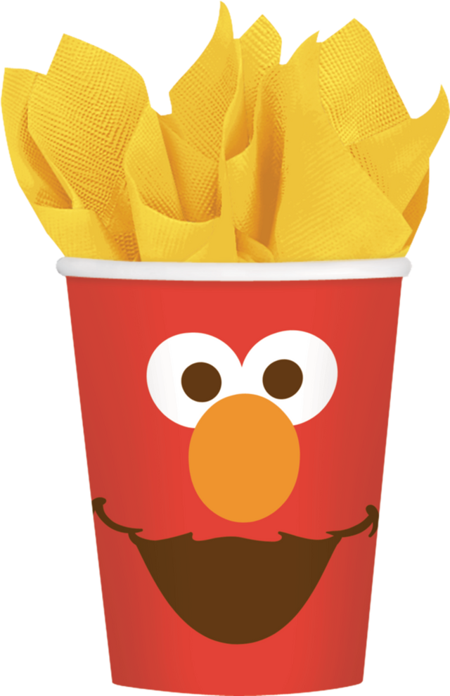 Sesame Street Elmo Birthday Party Disposable Cups, 9-oz, 8-pk | Party City