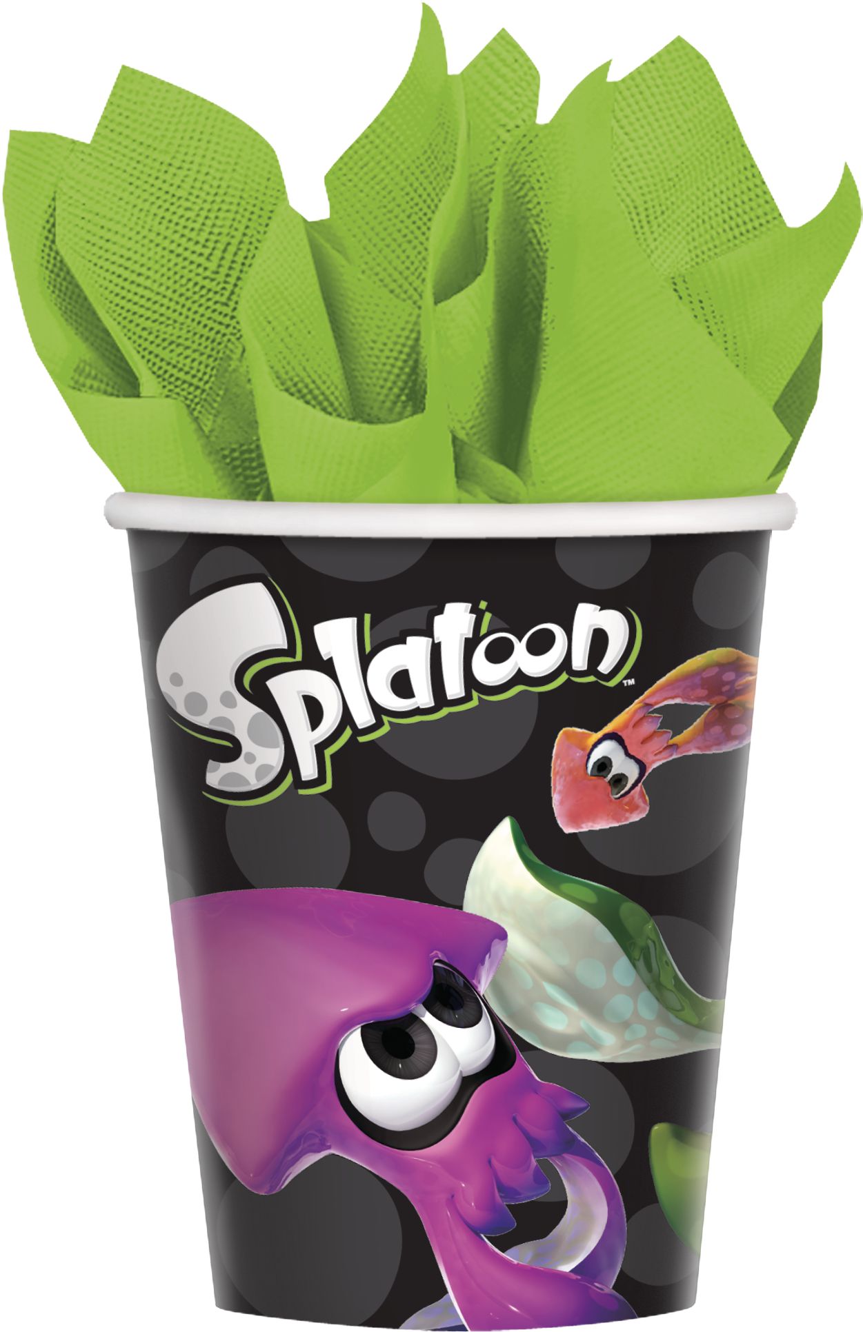 Splatoon Birthday Party Paper Cups, 8-pk | Party City