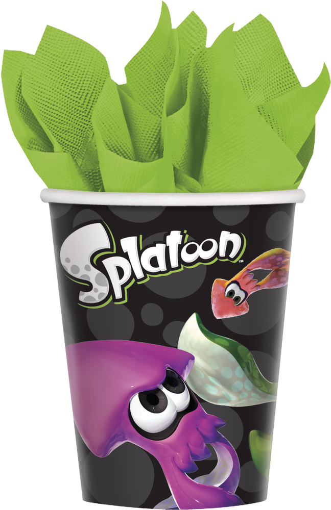 Splatoon Birthday Party Paper Cups, 8-pk | Canadian Tire