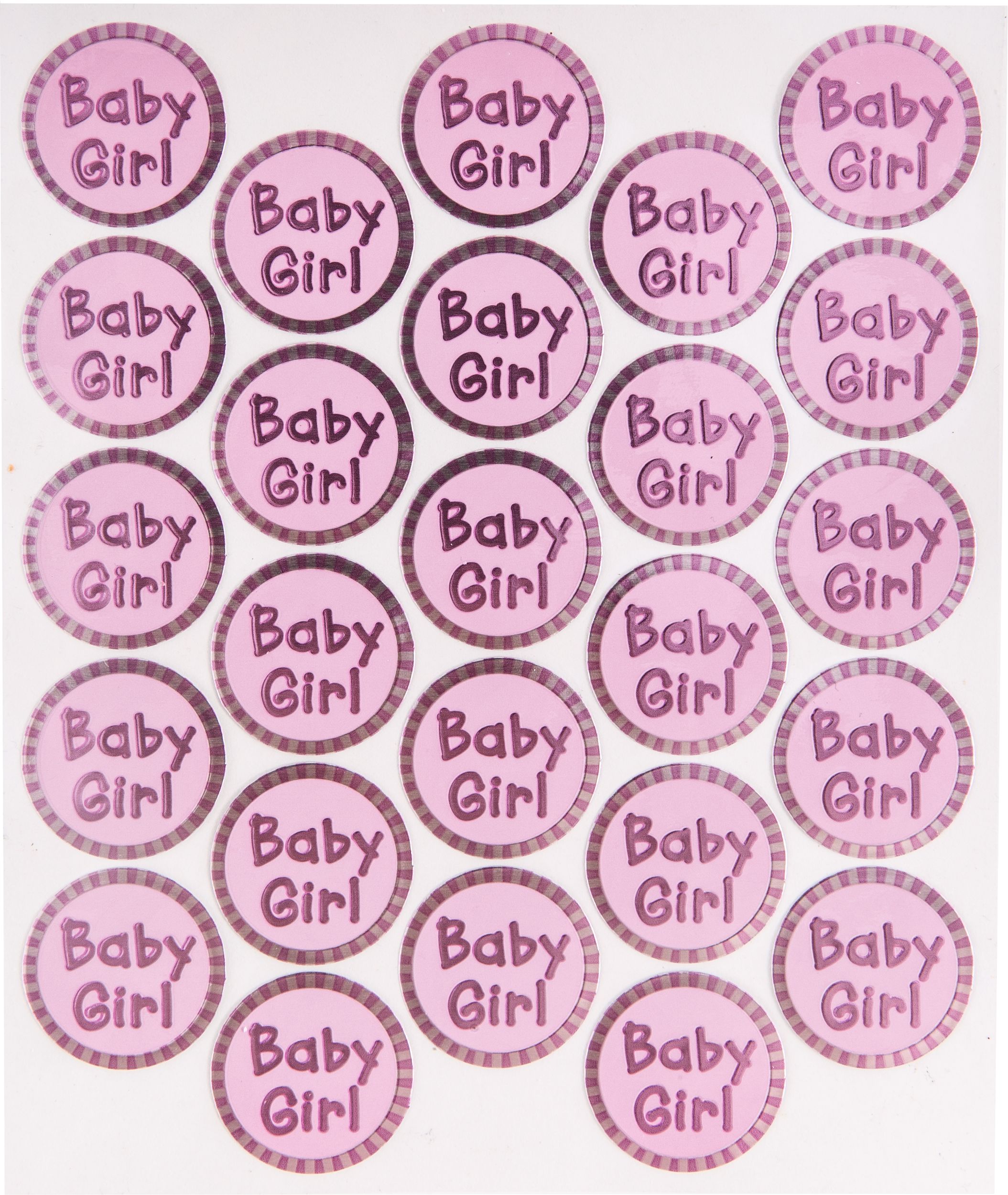 Baby Girl Sticker Seals, 25-pk | Party City