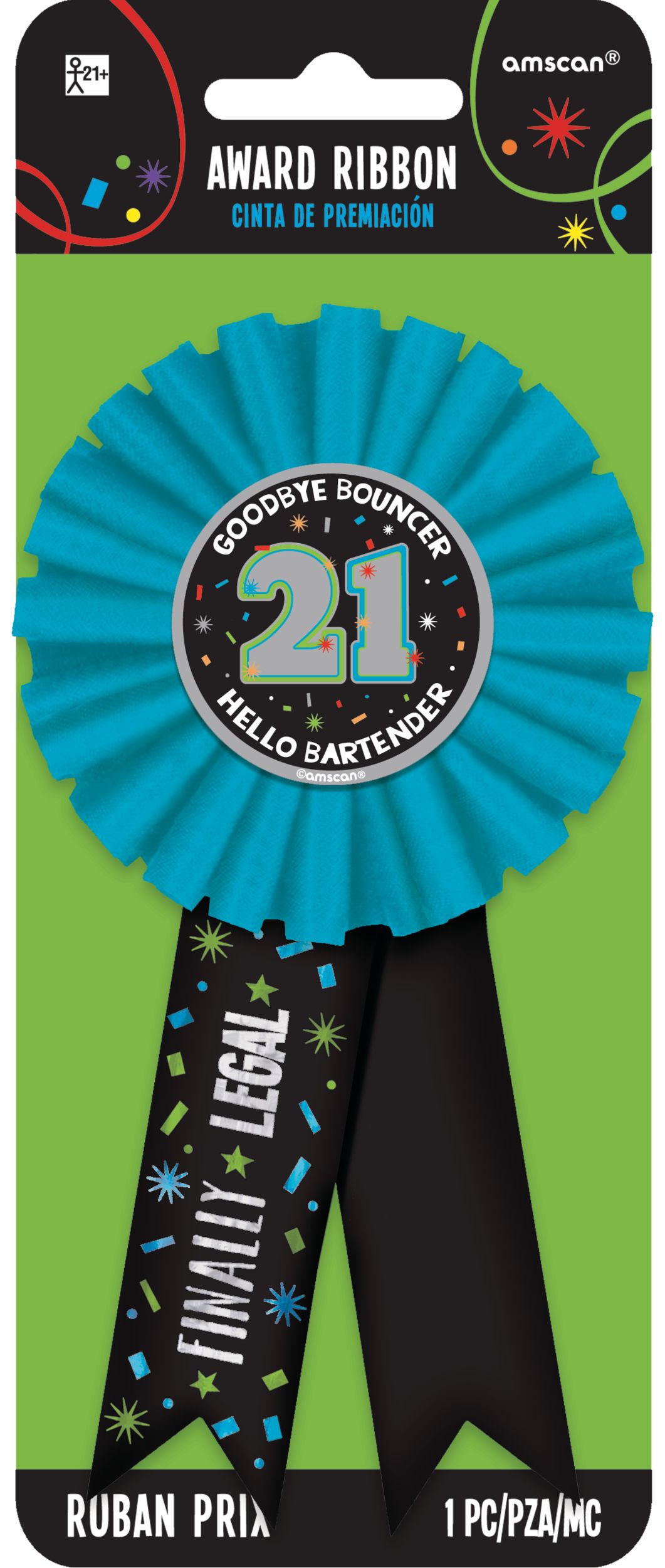 21st Birthday Award Ribbon | Party City