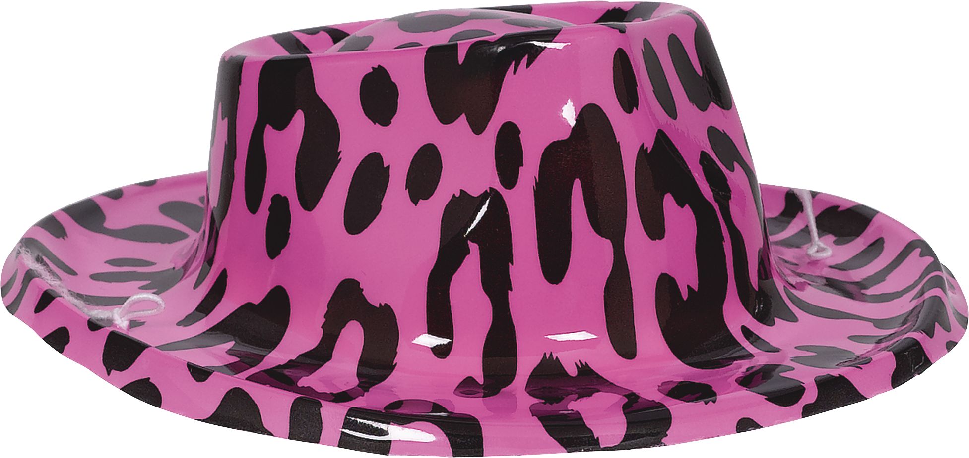 Mini Pink Leopard Fedora | Party City