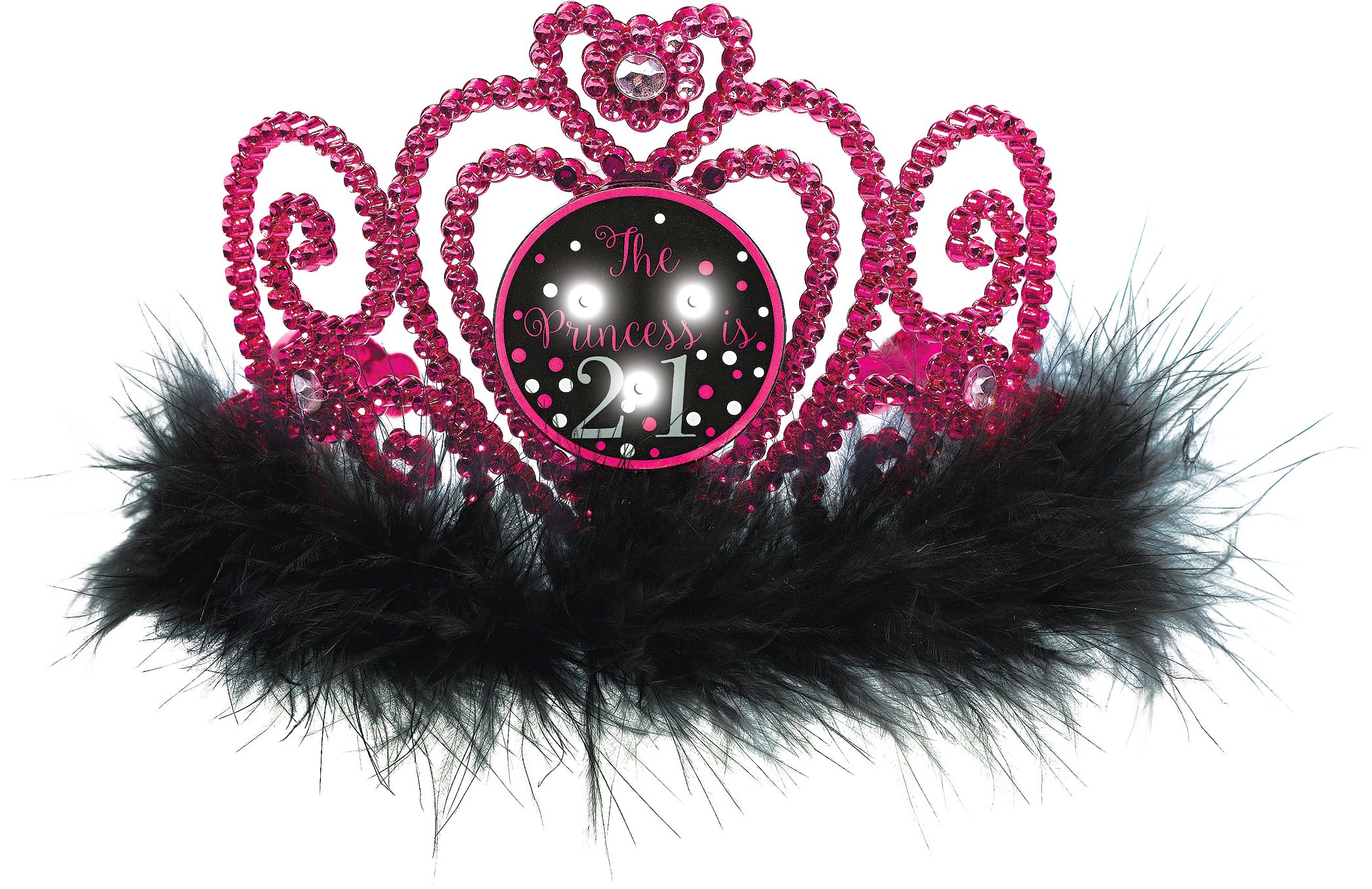 Light-Up LED 21st Birthday Tiara | Party City